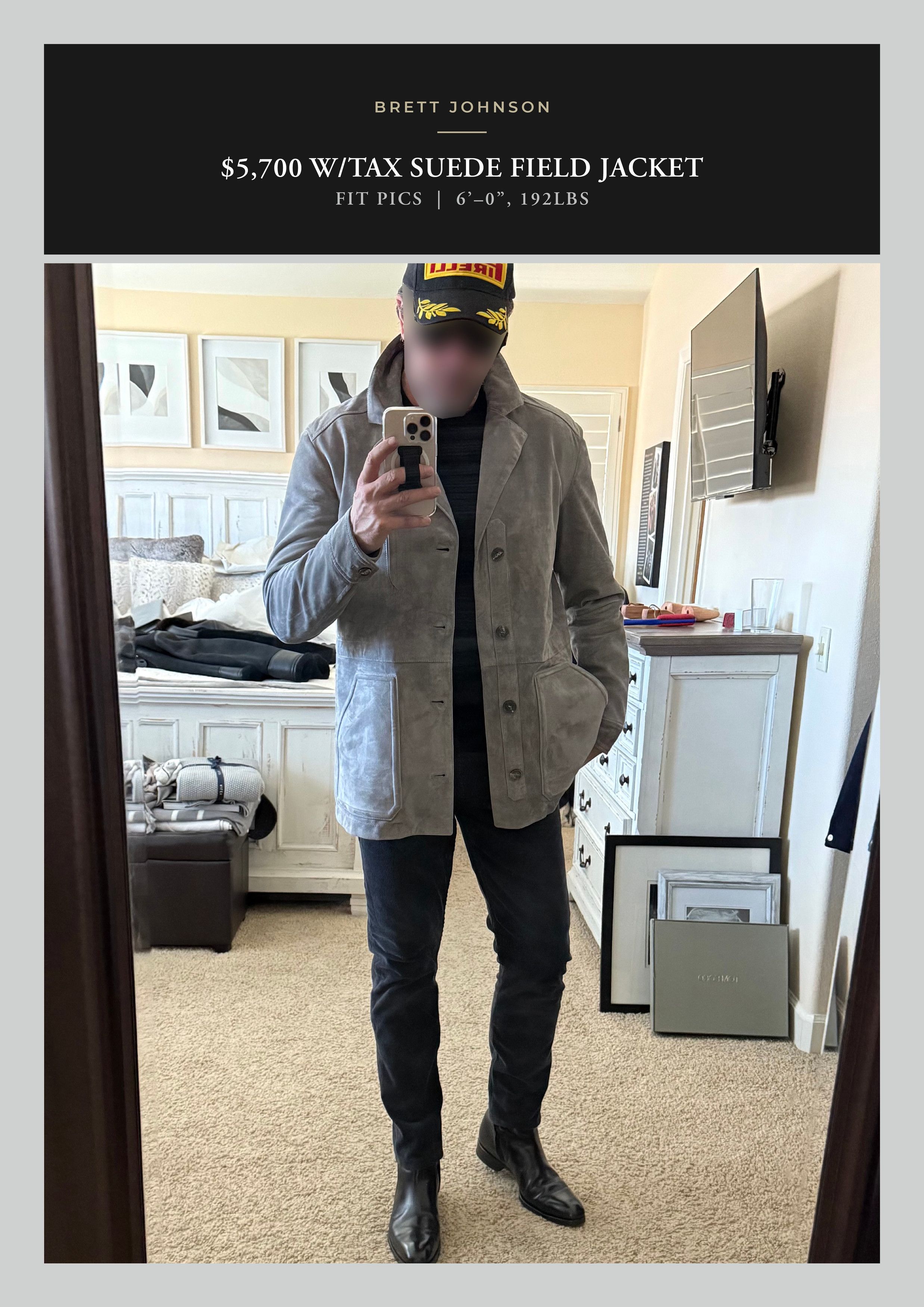 Other Best Dressed New Rare $5,700 w/tax Suede Field Jacket | Grailed