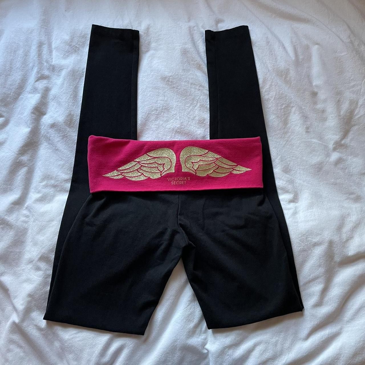 Victoria's Secret Victoria’s Secret Fold-Over Angel Wing Leggings | Grailed