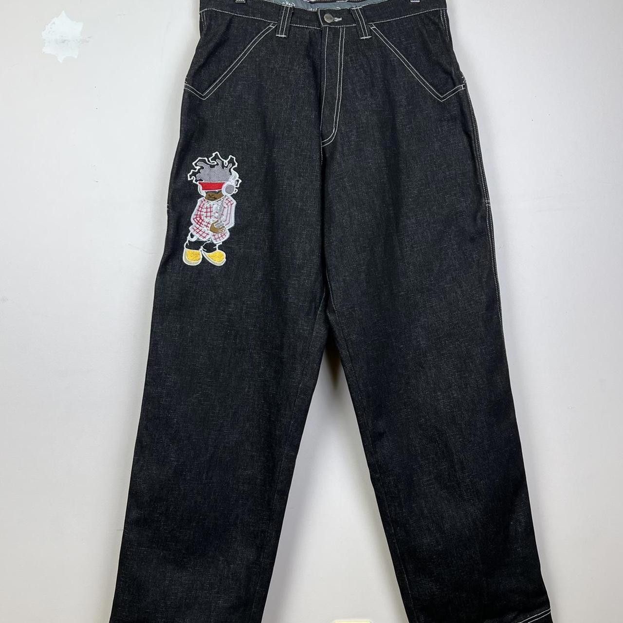 Designer Ghetto Crew Wear Graphic Denim Pants Baggy Skater Jeans | Grailed