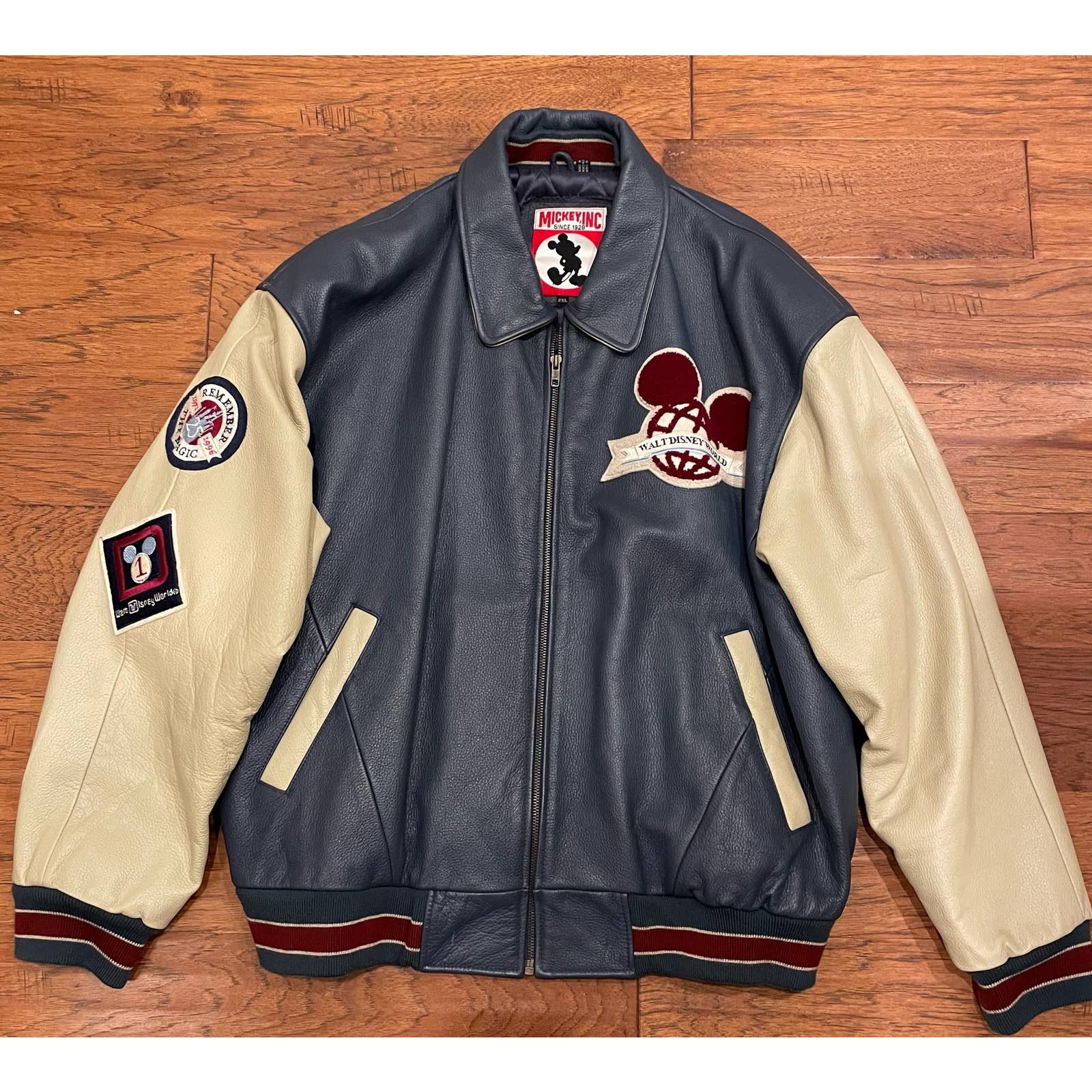 Disney Vintage Walt Disney World 25th Anniversary Leather Jacket | Grailed