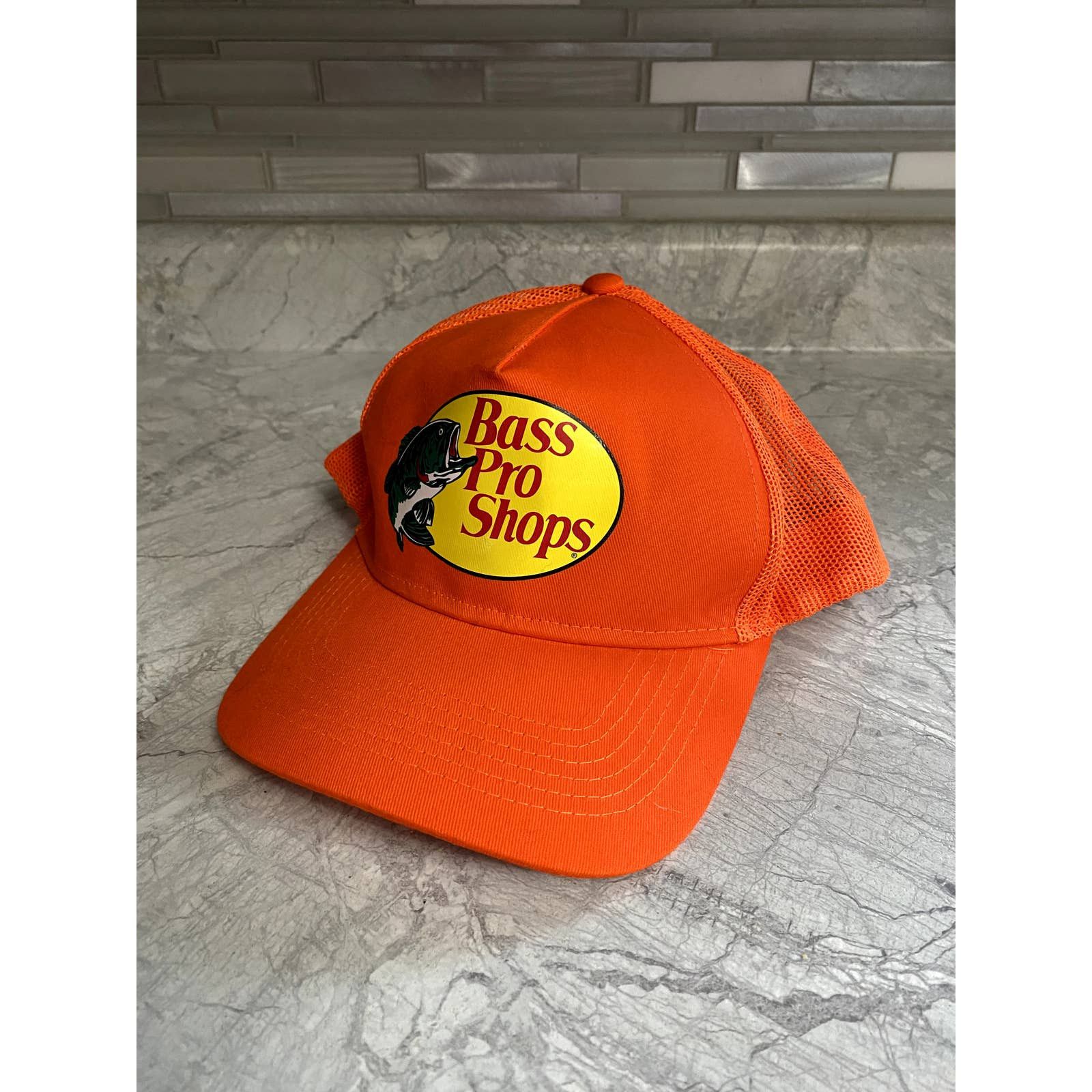Bass Pro Shops Bass Pro Shops Orange Snapback Hat | Grailed