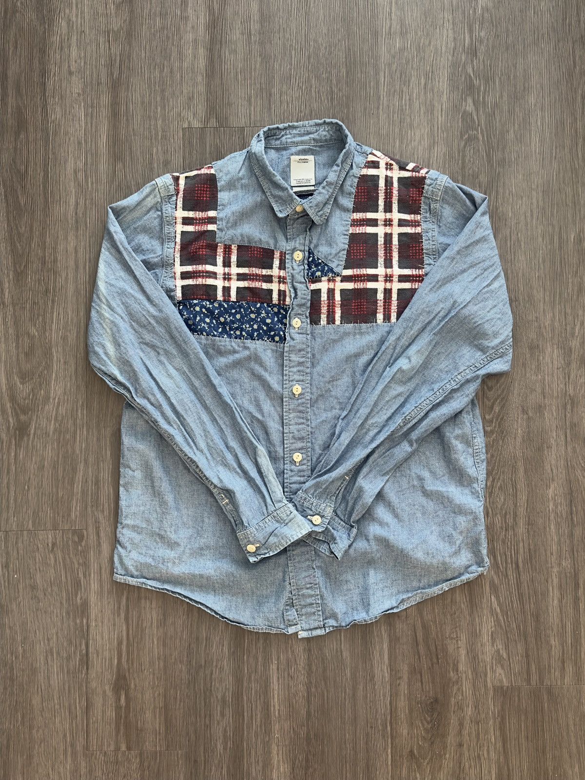 Visvim Visvim patchwork shirt | Grailed