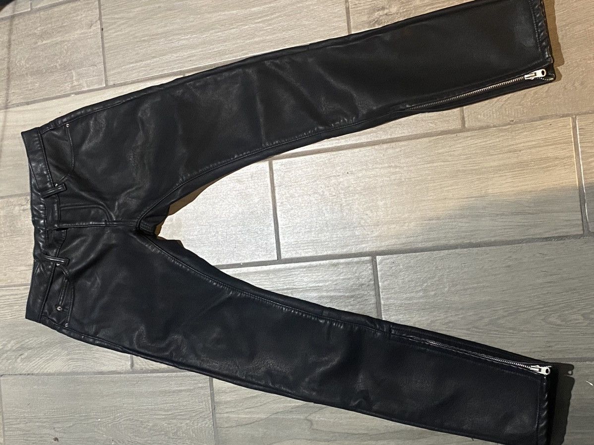 MNML Leather x Waxed Denim | Grailed