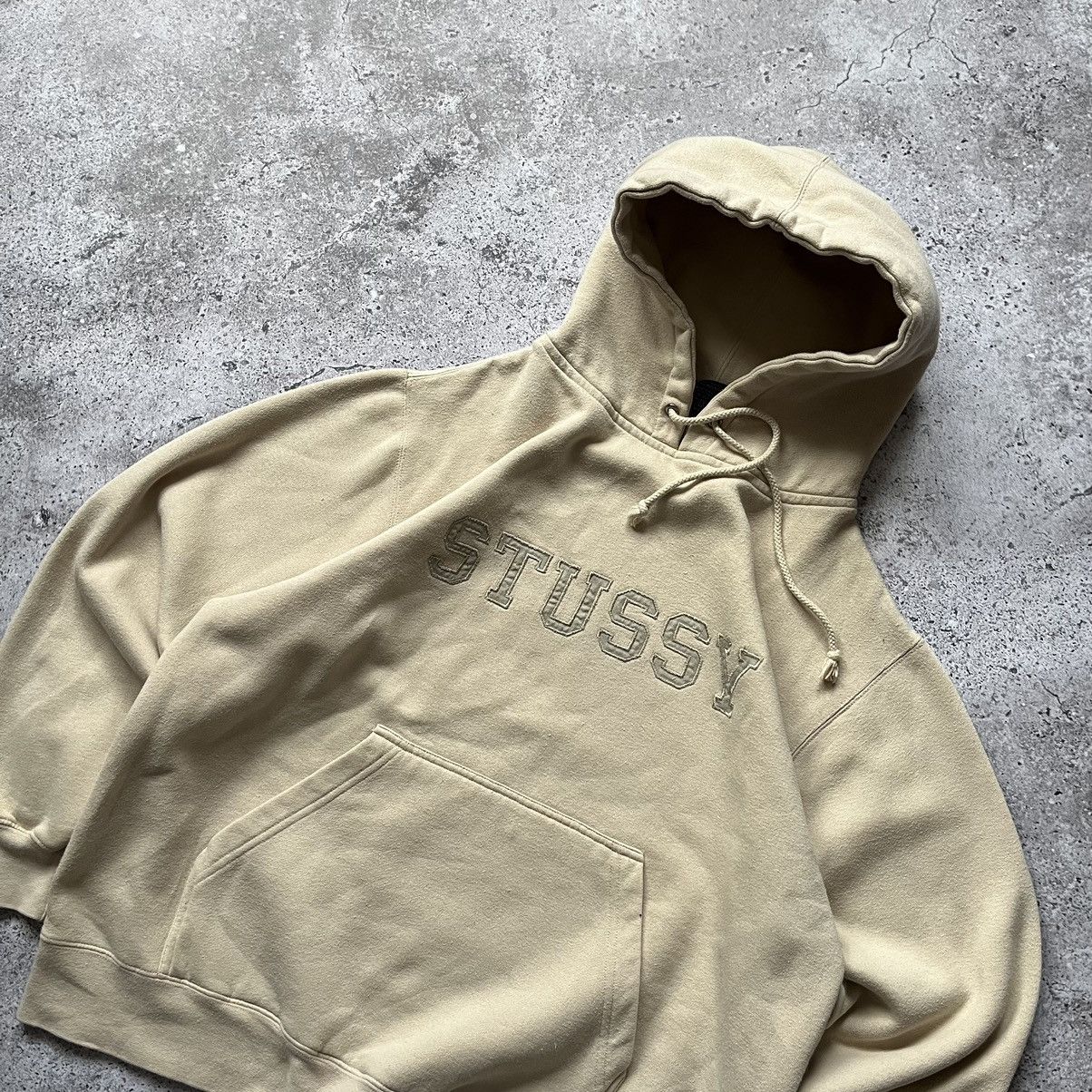 Streetwear × Stussy × Vintage Vintage 90s Stussy Big Logo hoodie nice ...