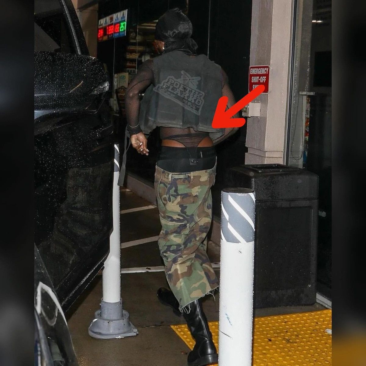 Other Joshua Jamal NBHD camo reconstructed shorts | Grailed