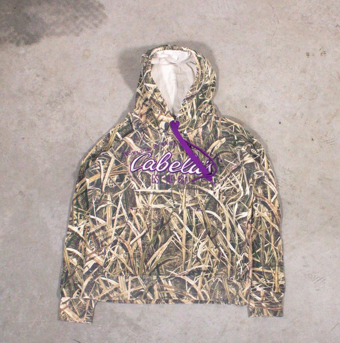 Vintage Y2K 2000's Cabela's Corn Camo Hoodie | Grailed