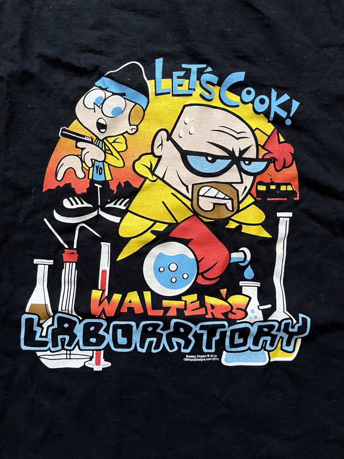 Vintage Vintage Y2k Breaking Bad Dexters Lab laboratory Parody Tee ...