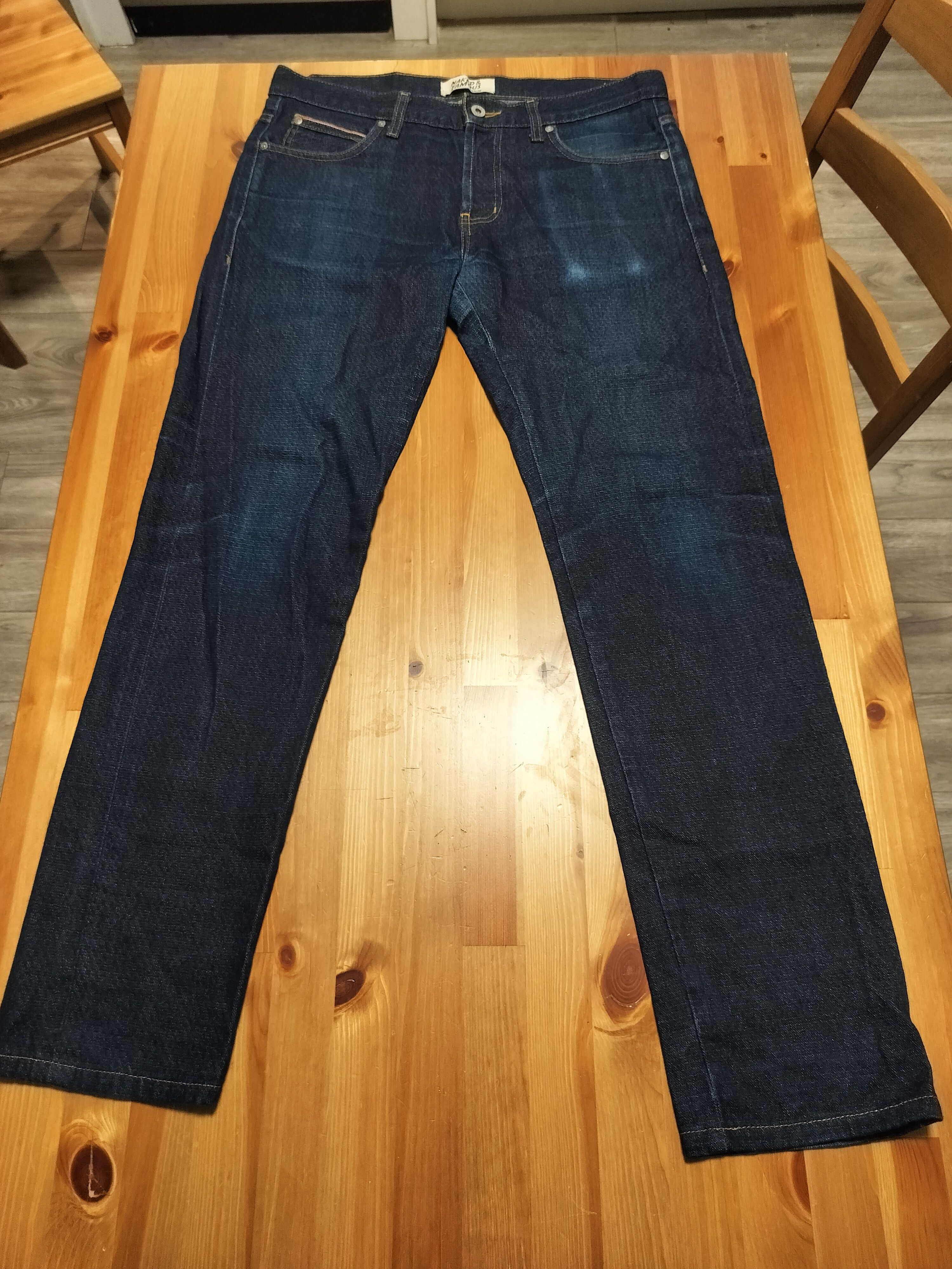 Naked & Famous Naked & Famous Dobby Diamond Selvedge Super Skinny Guy ...