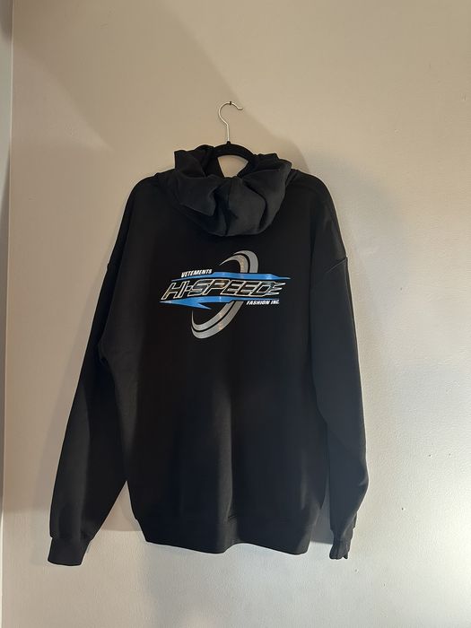 Vetements High Speed hoodie | Grailed