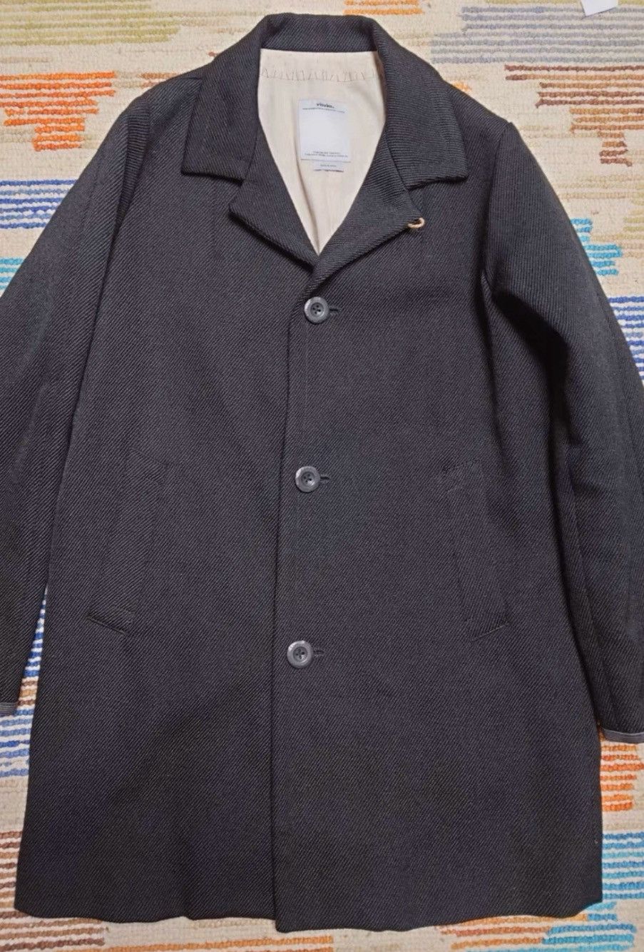 Visvim Visvim mies wool black coat | Grailed