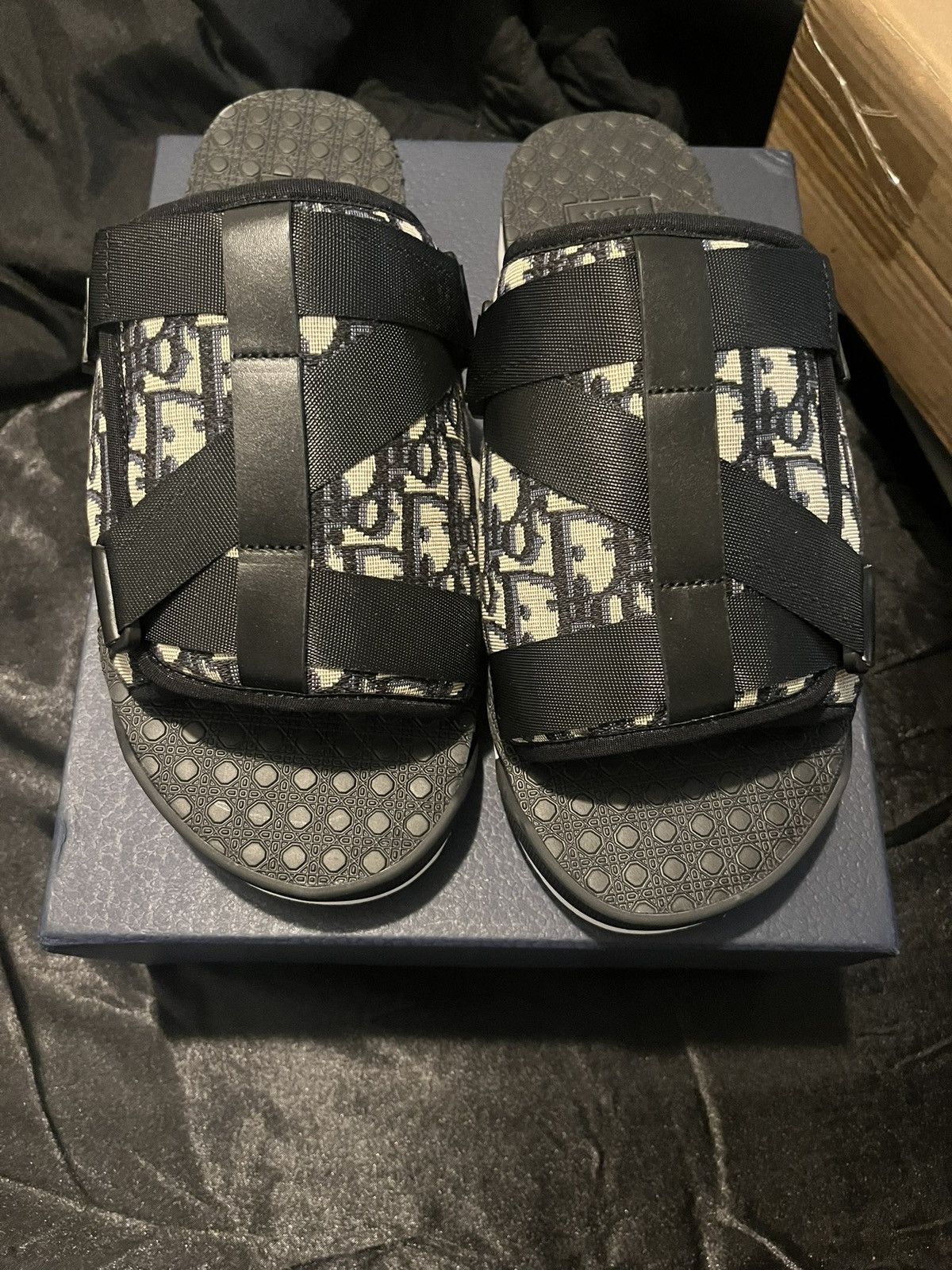 Christian Dior Monsieur × Dior × Streetwear Dior Alpha Sandal Beige and ...