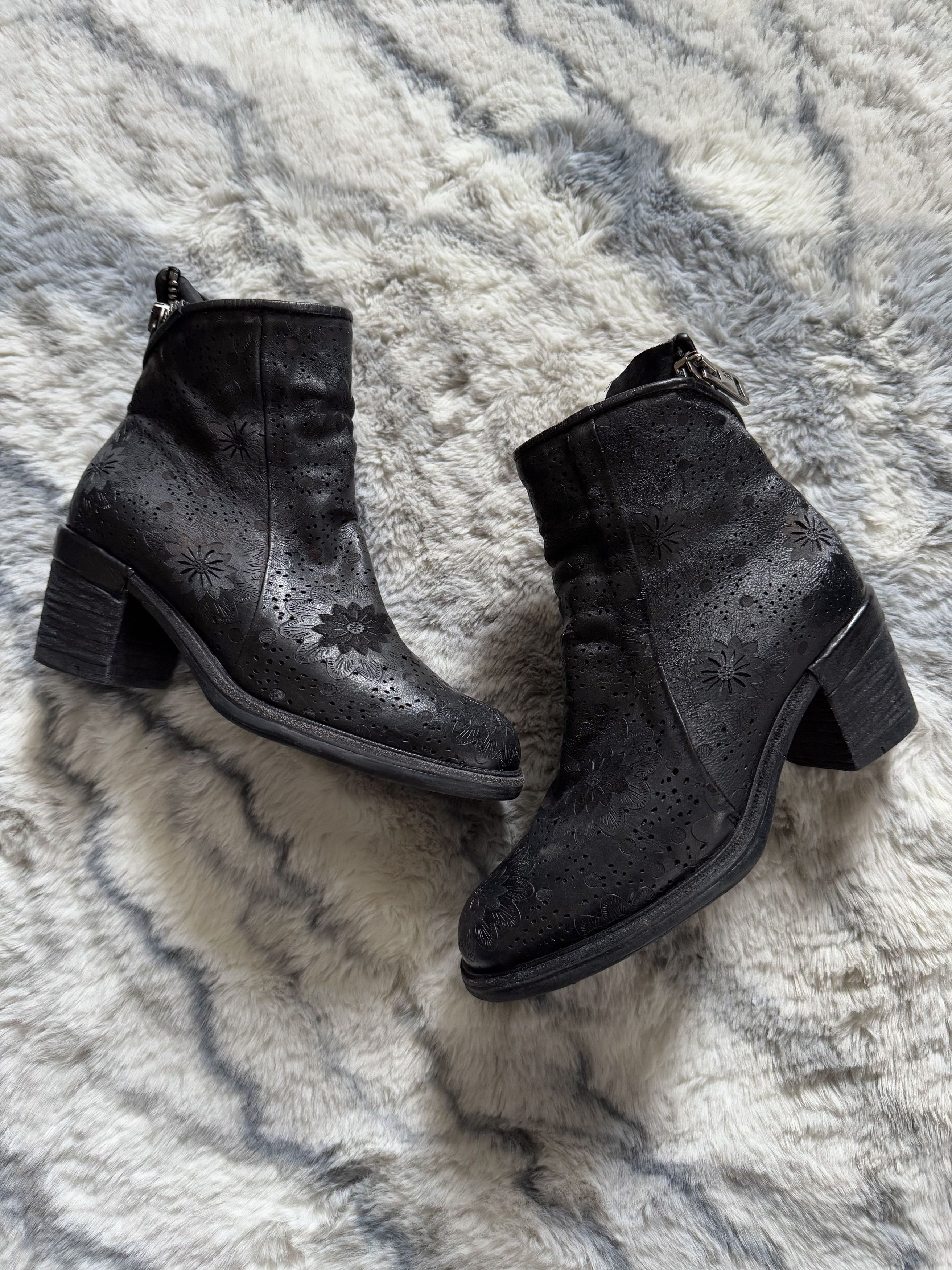 A.S.98 A.S. 98 AS98 Ladies Avant-Garde Asymmetrical Ankle Boots | Grailed