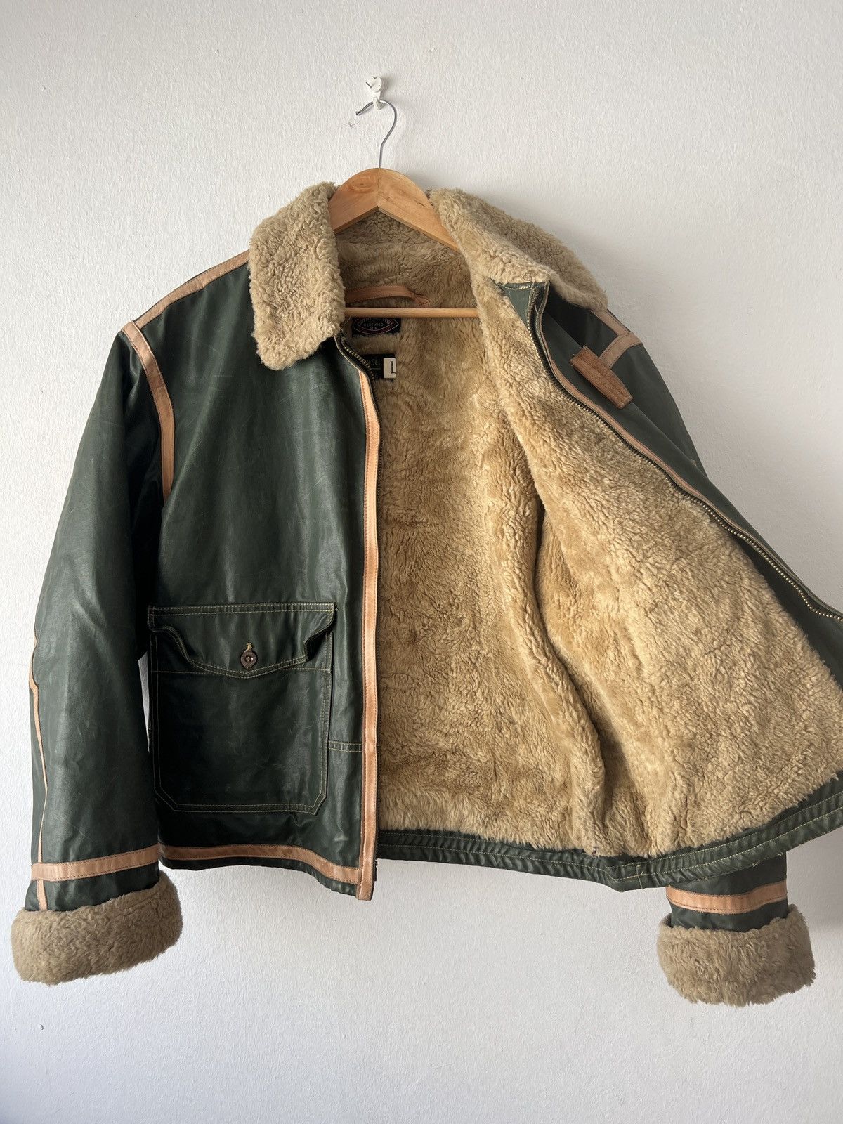 Diesel × Streetwear × Vintage Rare Diesel DMB 1955 Vintage Waxed Cotton ...