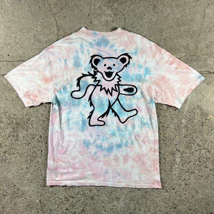 Liquid Blue Medium Rainbow Tie Dye Spiral Dancing Bears Tour Tee Shirt | Grailed