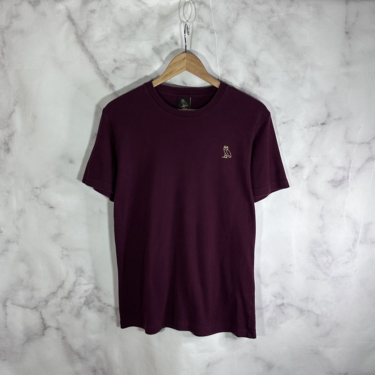 Octobers Very Own Maroon Owl Logo Tee | Grailed