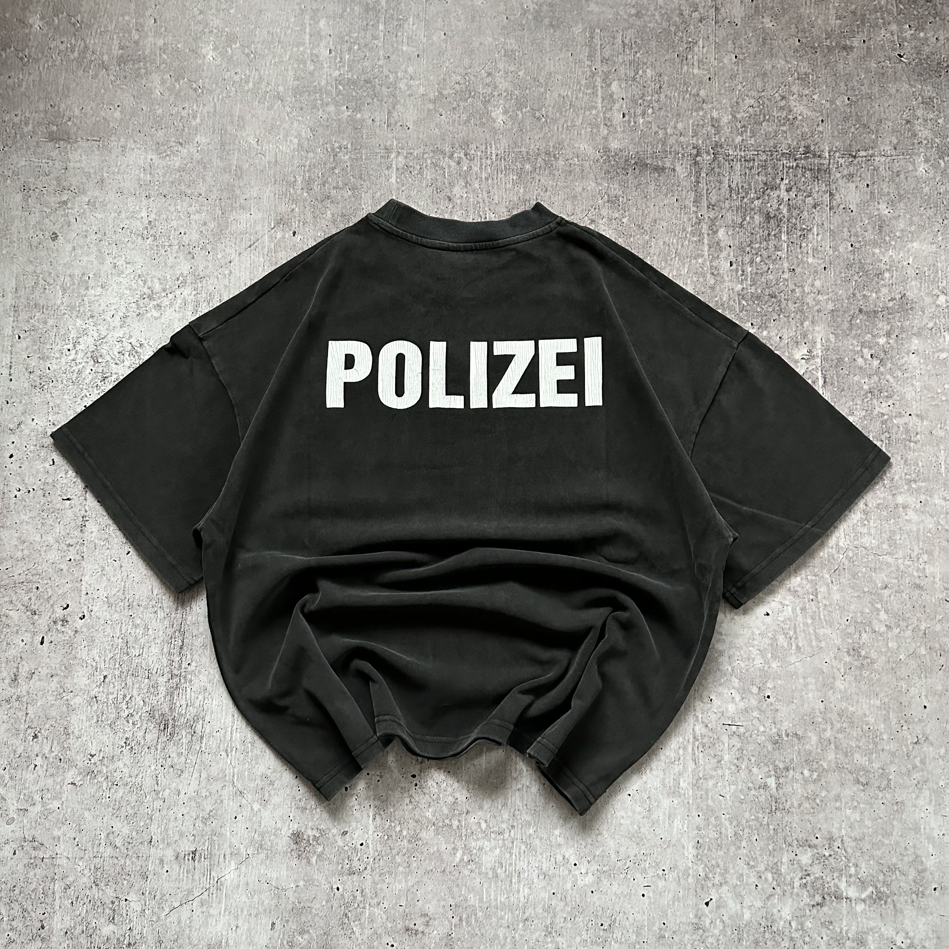 Vintage Fat Boxy Polizei Avant Garde T shirt | Grailed