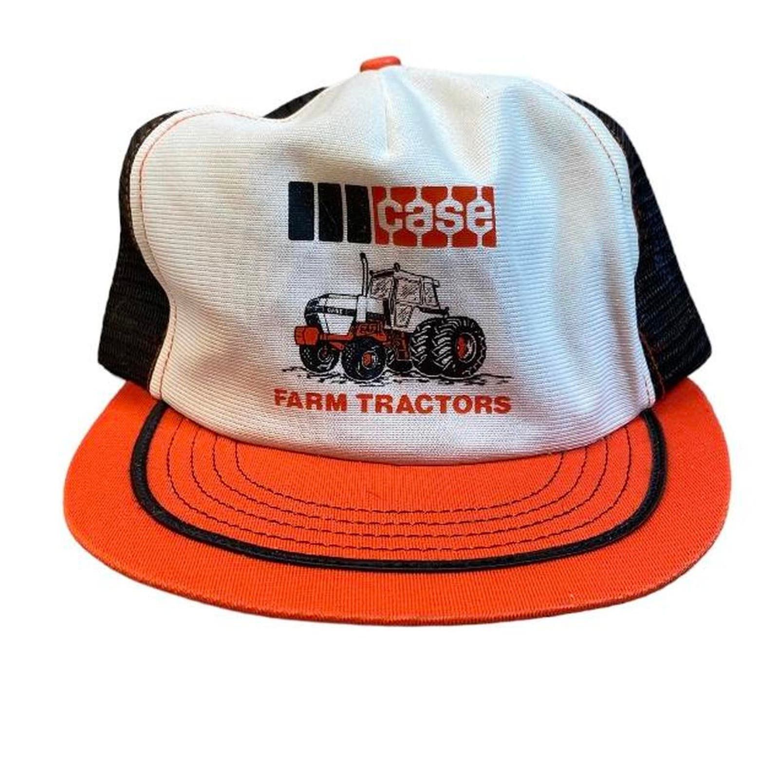 Starter 80s case tractor trucker hat | Grailed
