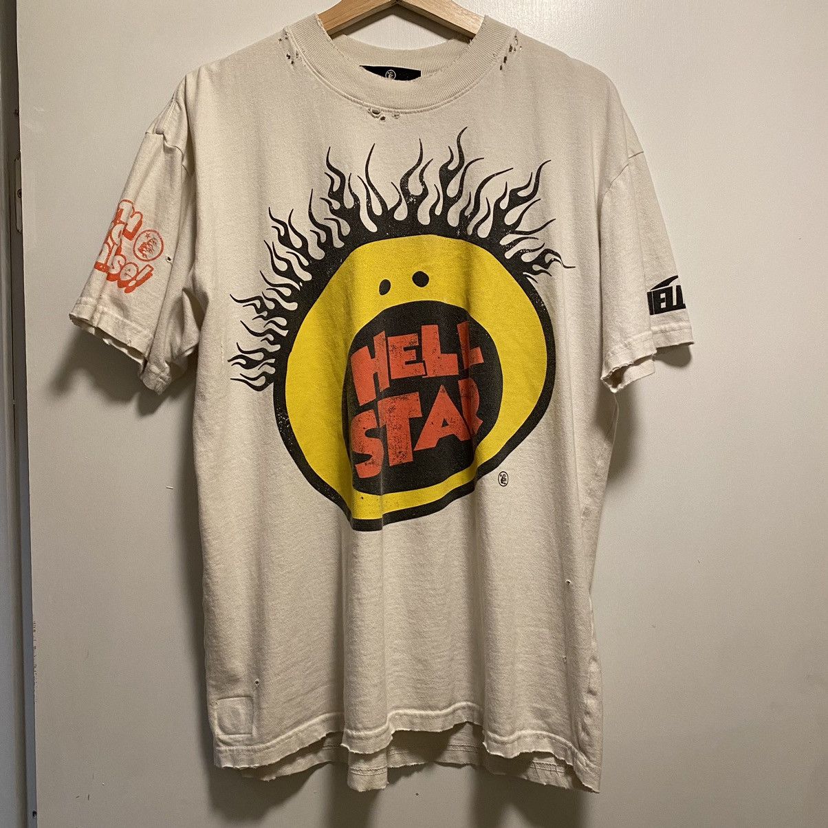 HELLSTAR Hellstar Nickelodeon Slime Tee Cream | Grailed