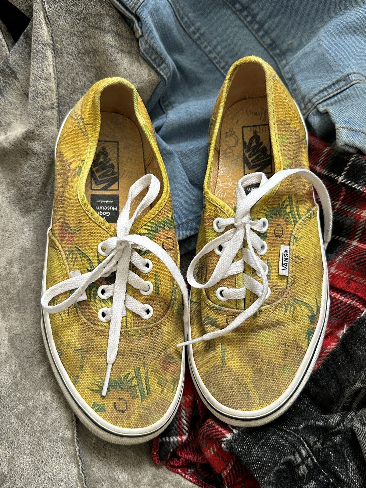 Vans Art Vans Van Gogh Sunflowers Authentic Style | Grailed