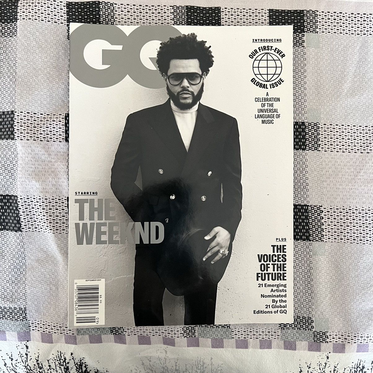 The Weeknd The Weeknd GQ magazine 2021 issue | Grailed