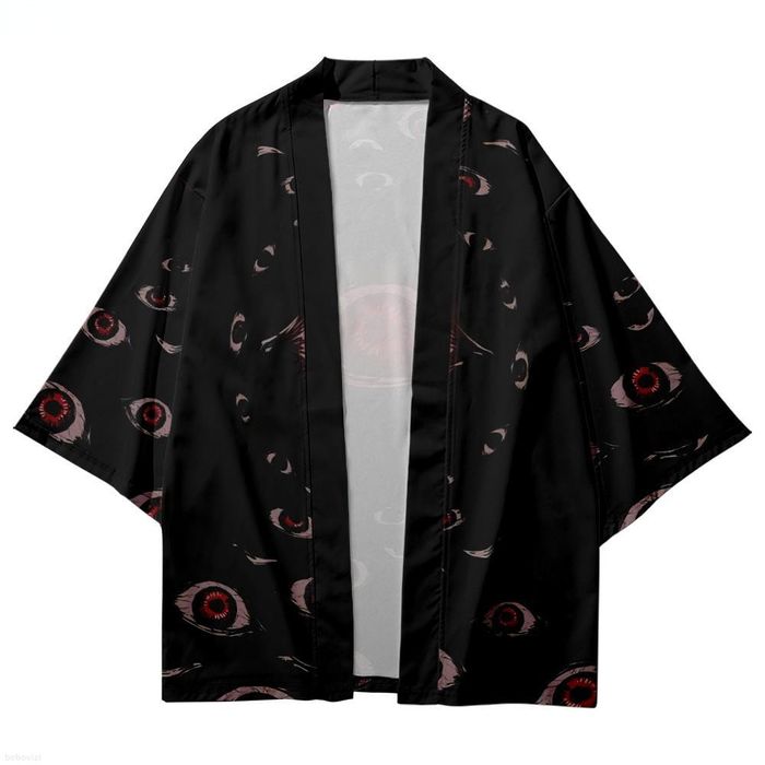 Custom One Eye Illuminati Print Haori Traditional Kimono🔥🔥🔥 | Grailed