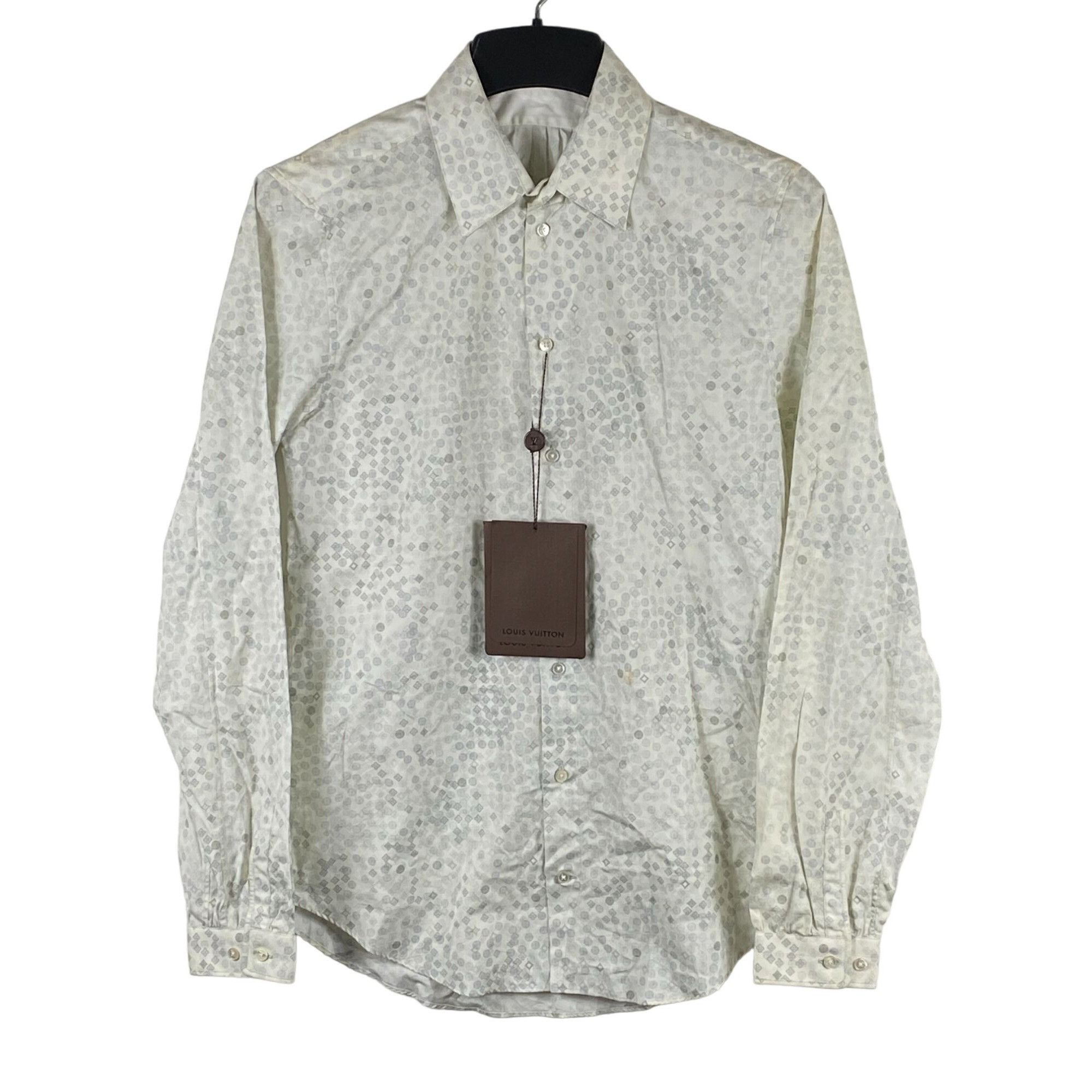 Louis Vuitton Louis Vuitton Paris Button Down Long Sleeve Patterned ...