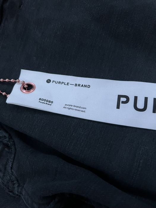 Purple Brand All black purple jeans with white tags | Grailed
