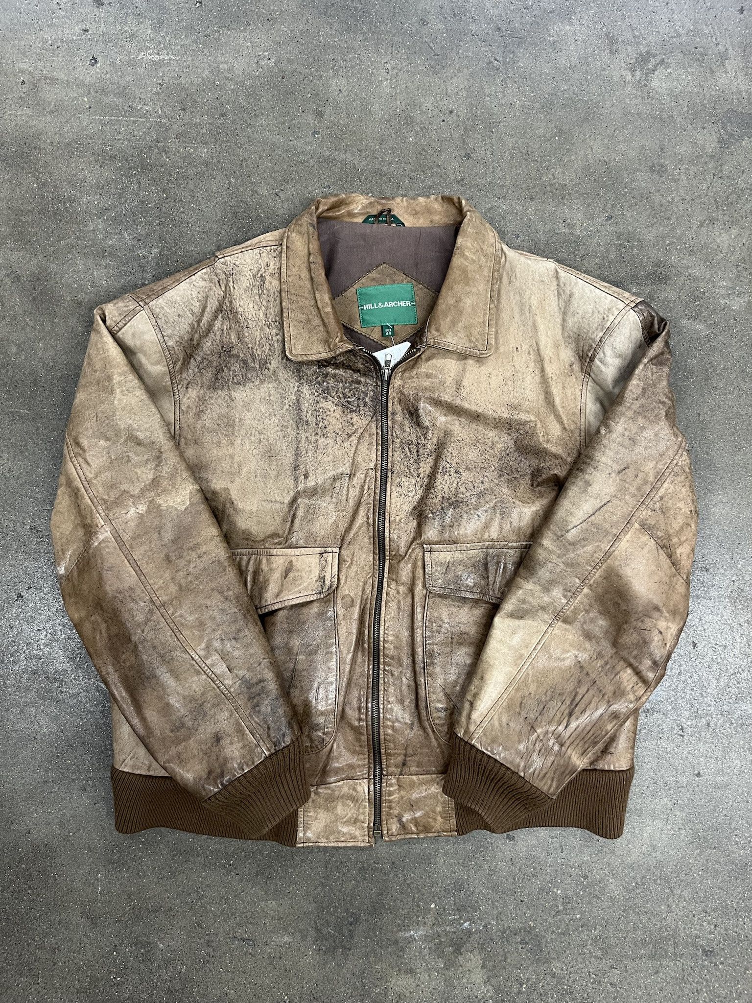 Leather Jacket × Schott × Streetwear Vintage 1980's Hill and Archer ...