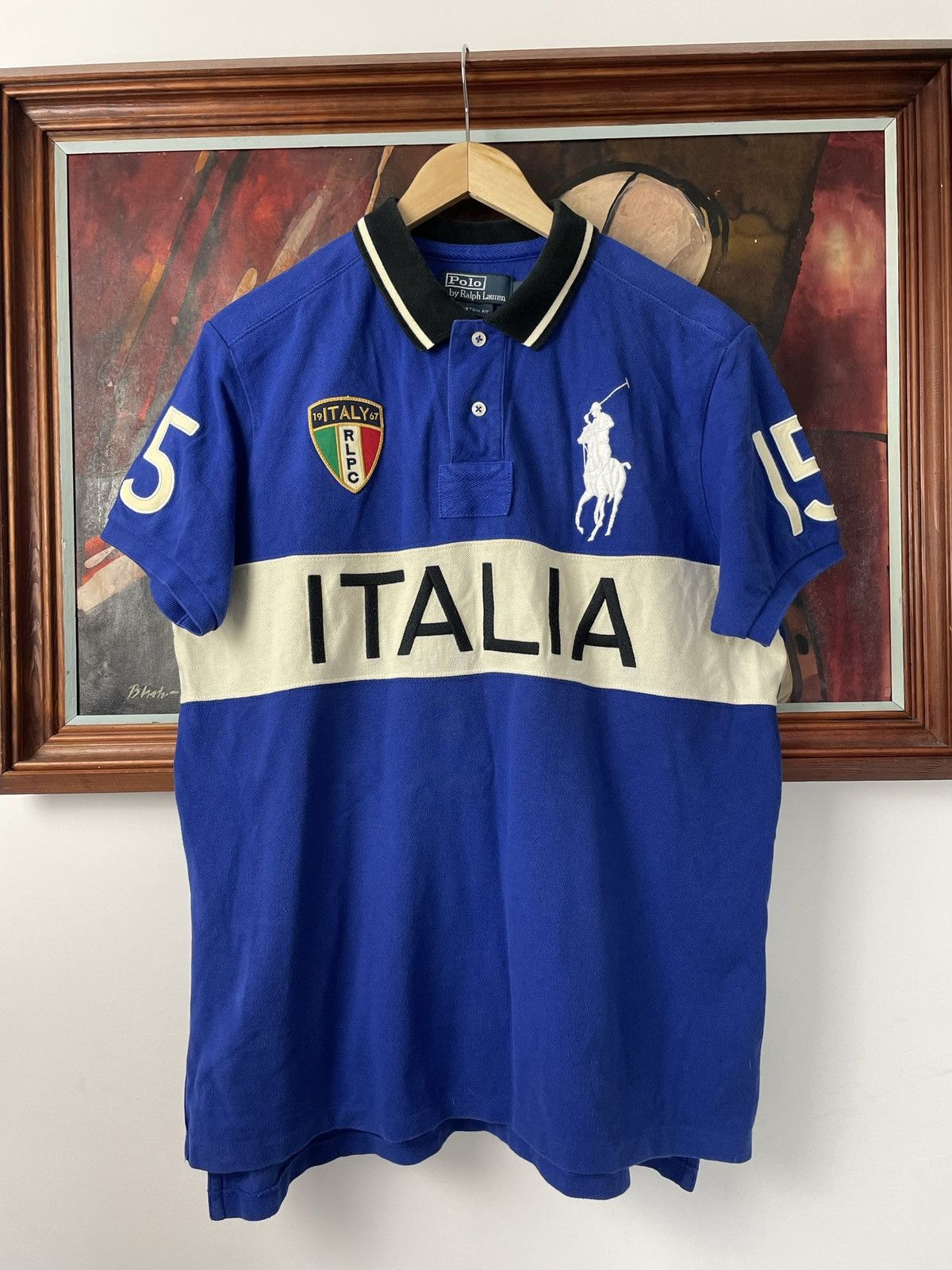 Polo Ralph Lauren × Streetwear Polo Ralph Lauren Rugby Italia Italy Polo Tee Rare Vintage | Grailed