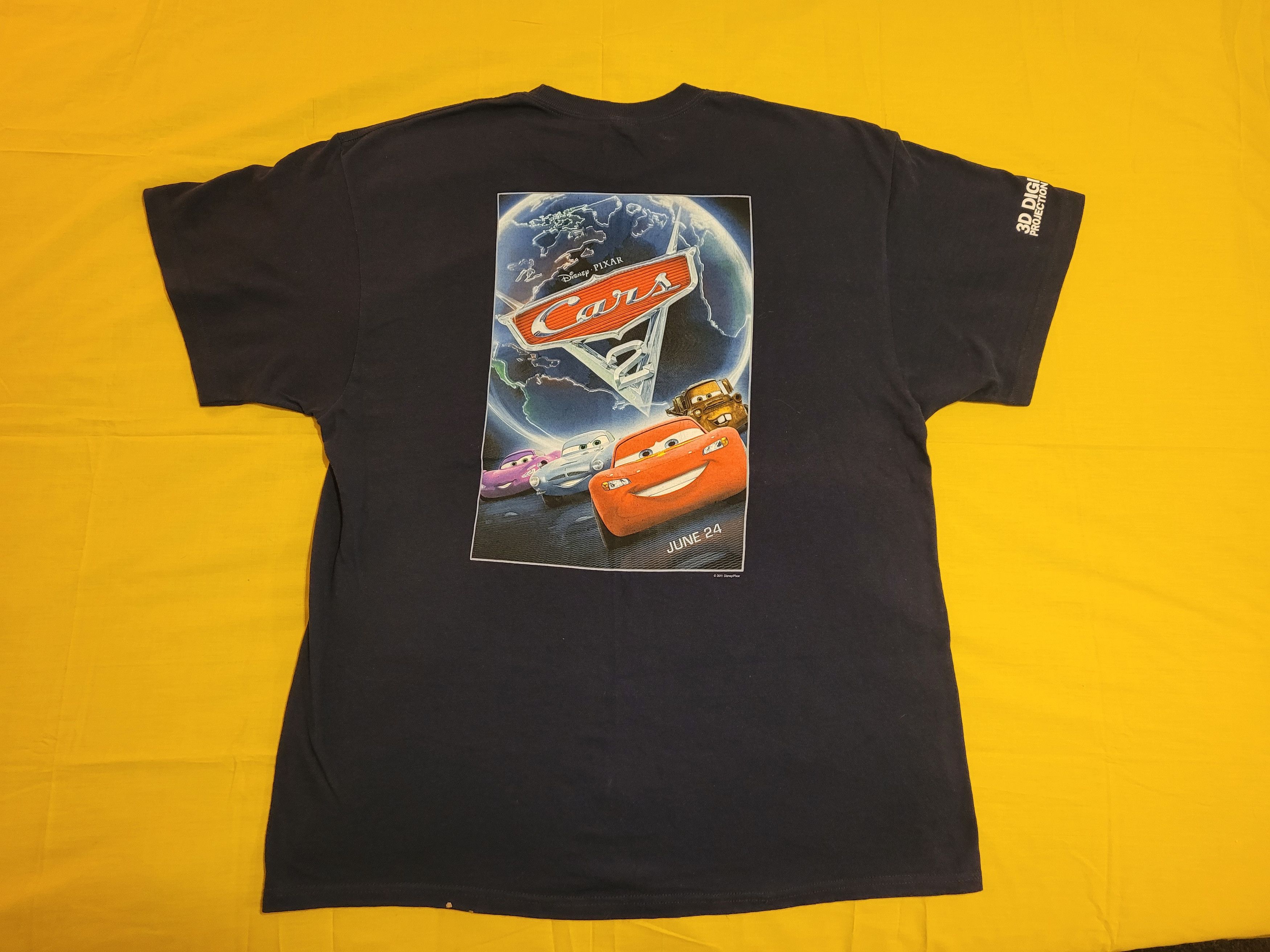 Disney × Movie × Streetwear Disney Cars 2 Design Crew Comic Con Team ...