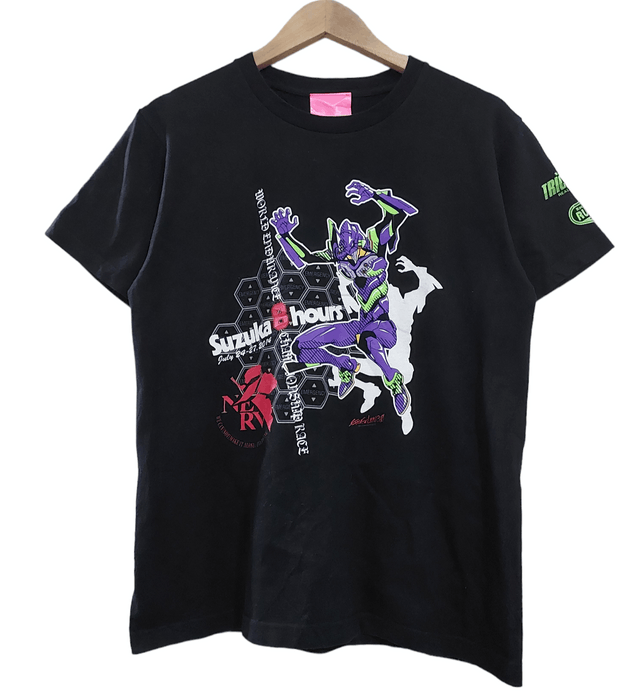 Vintage NEON GENESIS EVANGELION ANIME EVA RACING MOVIE PROMO T SHIRT ...