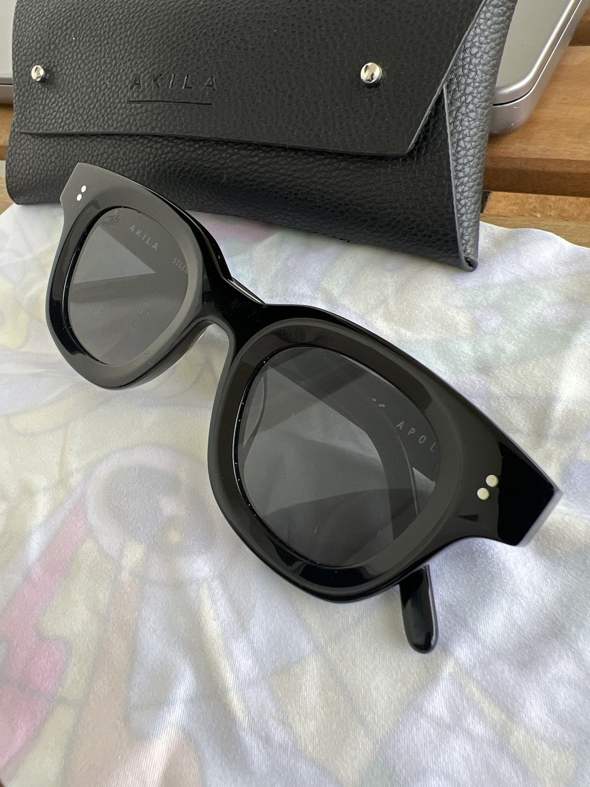 Akila Akila Apollo Black Sunglasses | Grailed