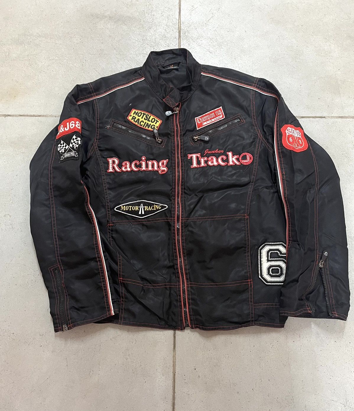 Racing × Vintage Vintage Racing Track Jacket Junker Production Nascar ...