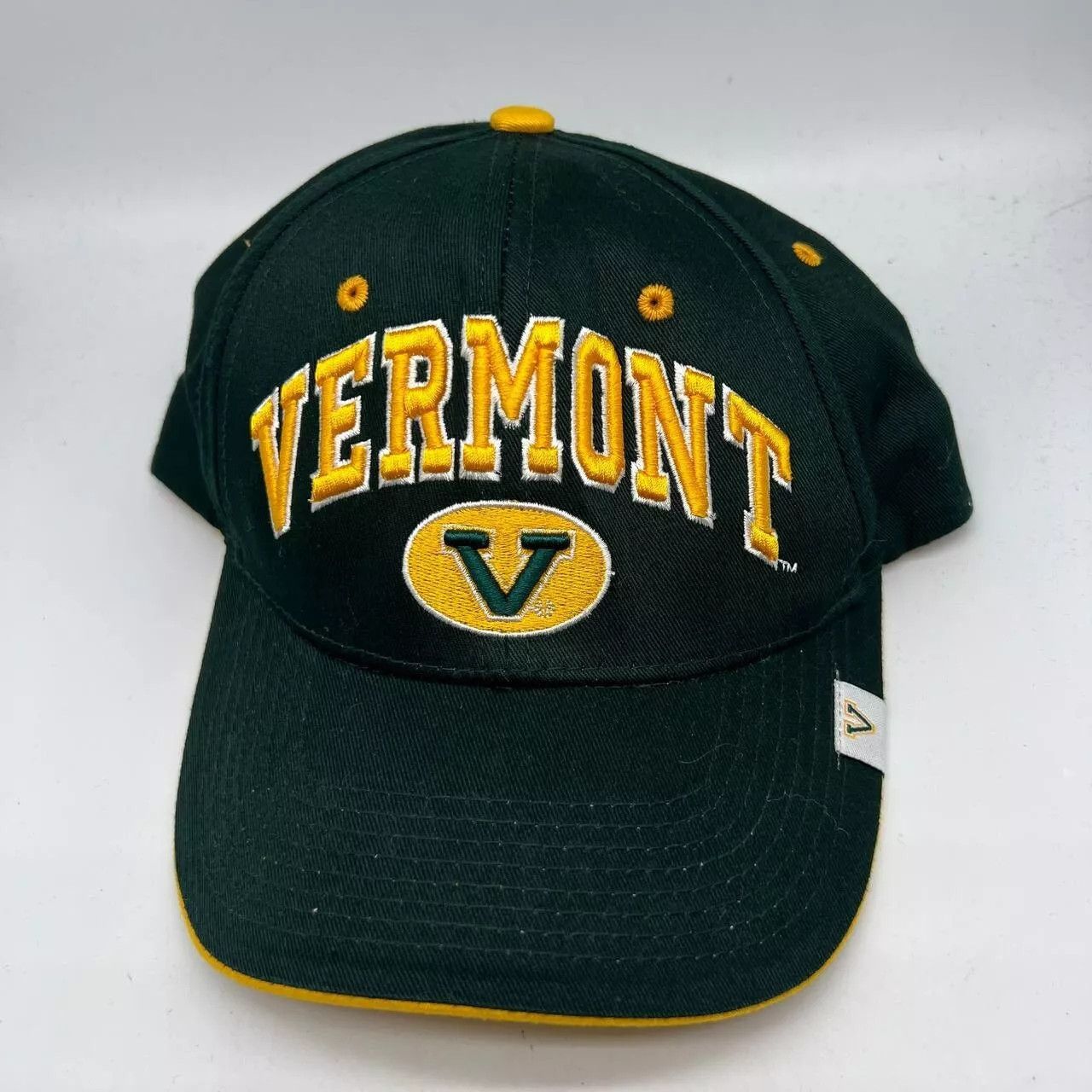 Zephyr Vintage Vermont Hat Strapback Cap Green Yellow Men | Grailed