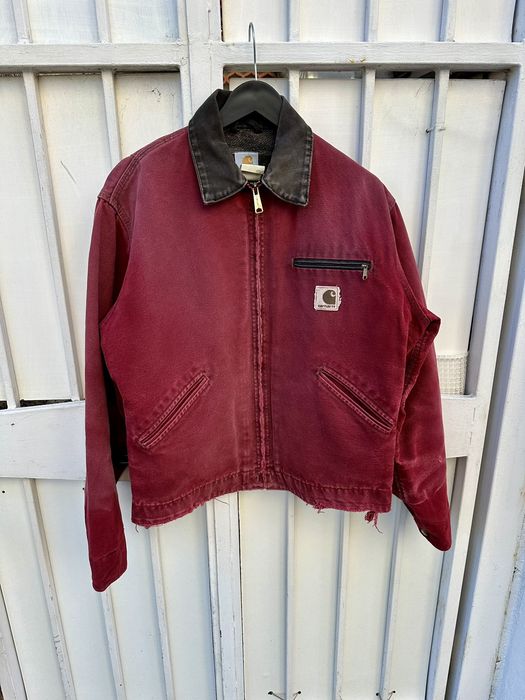 Vintage J97 CRI Carhartt rarest Detroit jacket, unique boxy faded | Grailed