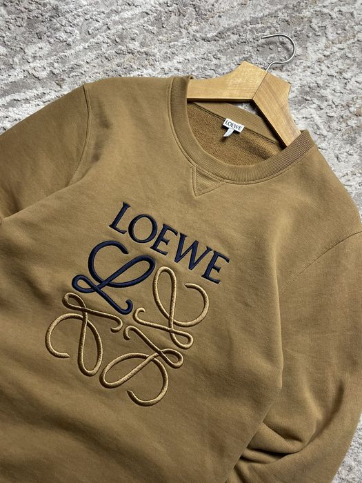 Loewe Loewe Sweatshirt Brown Logo | Grailed