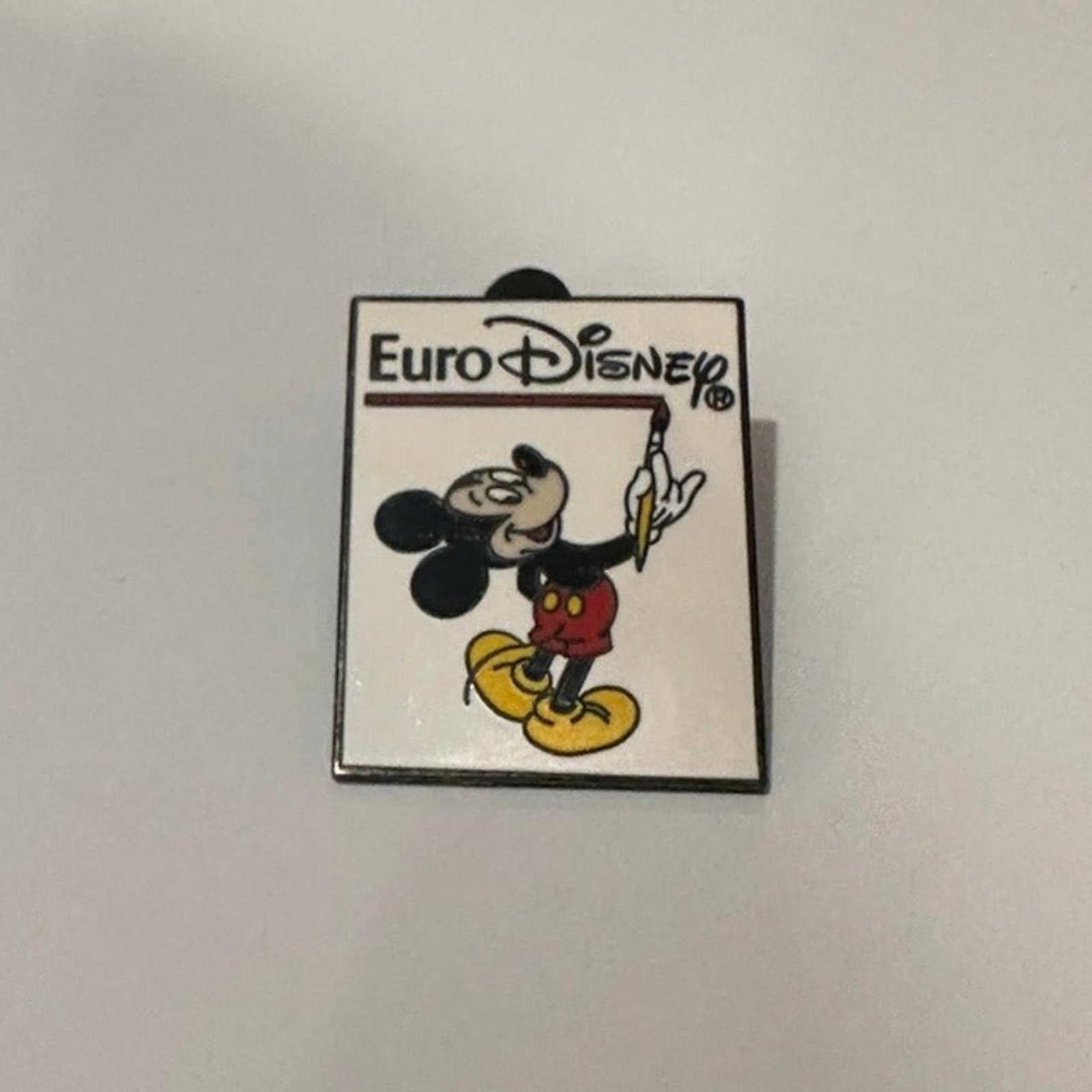 Disney EuroDisney Mickey Mouse Rectangle Pin | Grailed