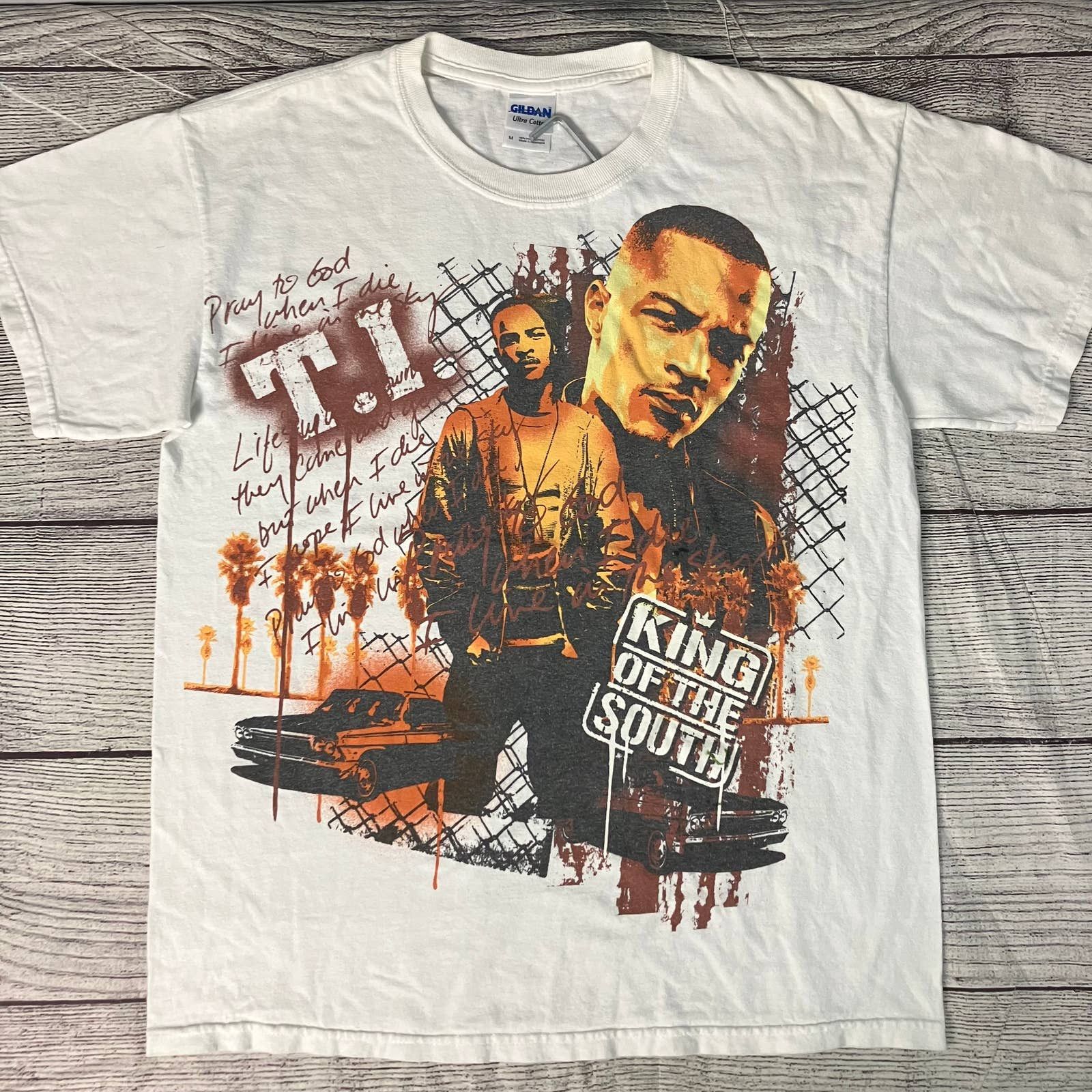 Vintage 2000s T.I King Of The South Double Sided Rap T-shirt | Grailed