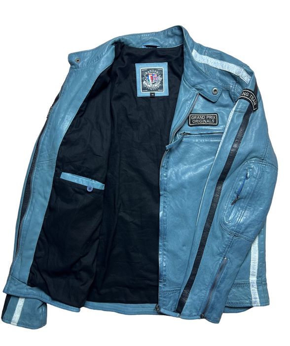 Leather Jacket Racing Leather Jacket Gulf Grand prix oryginal 💥🔥 | Grailed