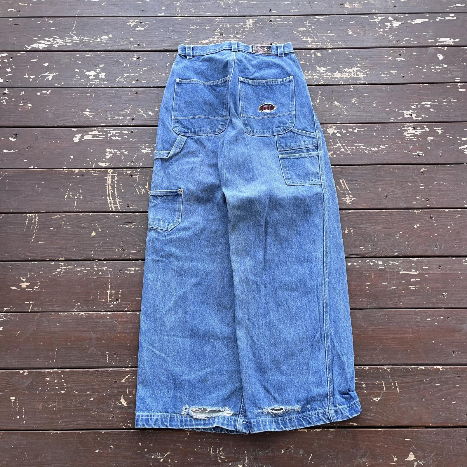 Jnco (30x32) Vintage 90's JNCO Style Plugg Wide-Leg Jeans | Grailed