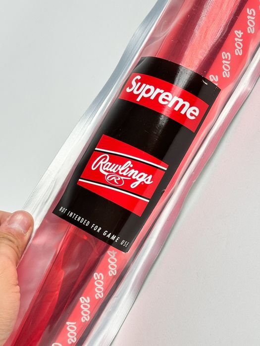 Supreme Supreme Rawlings Chrome Maple Wood Baseball Bat | Grailed