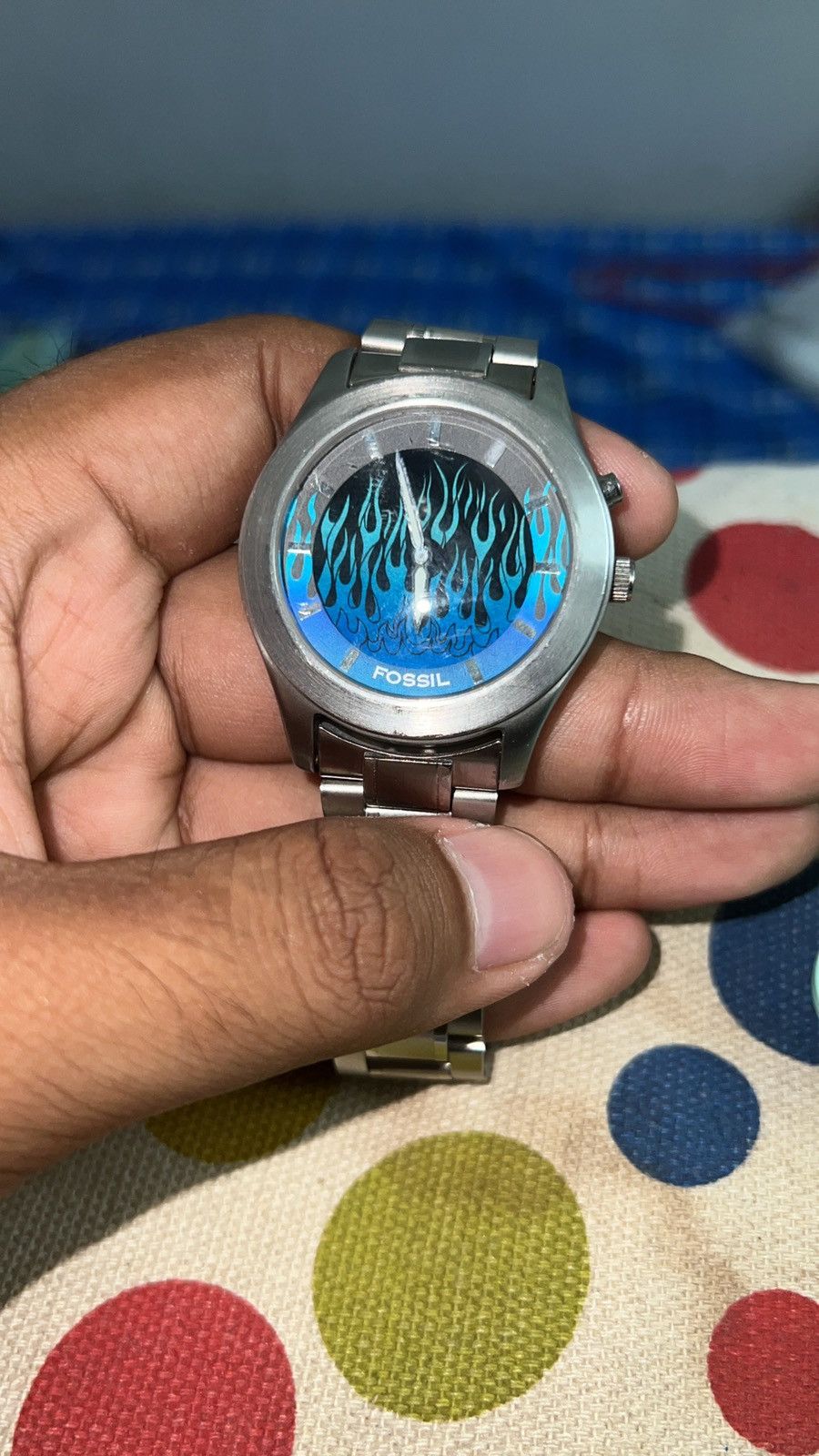 Fossil FOSSIL BIG TIC BLUE FLAME | Grailed