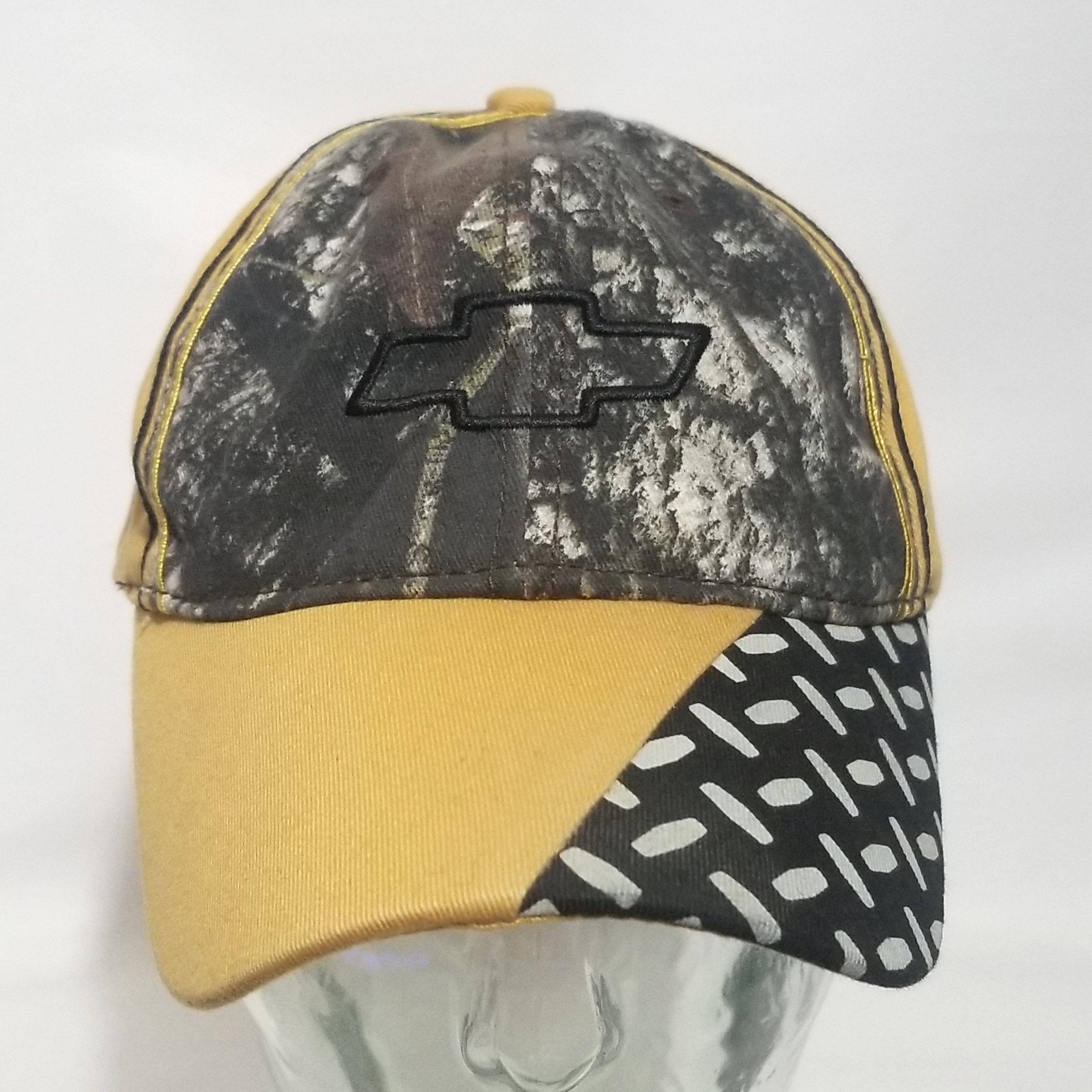 Camo × Chevy × Trucker Hat Chevy Rock Solid Paramount Outdoor Yellow ...
