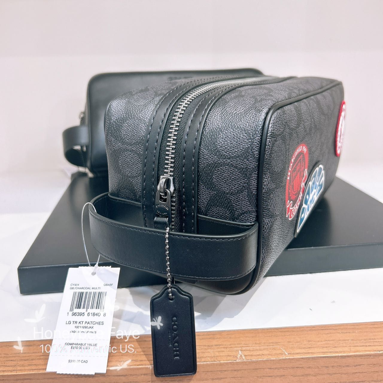 Coach Large Travel Kit In Signature Canvas With Patches CY904 | Grailed