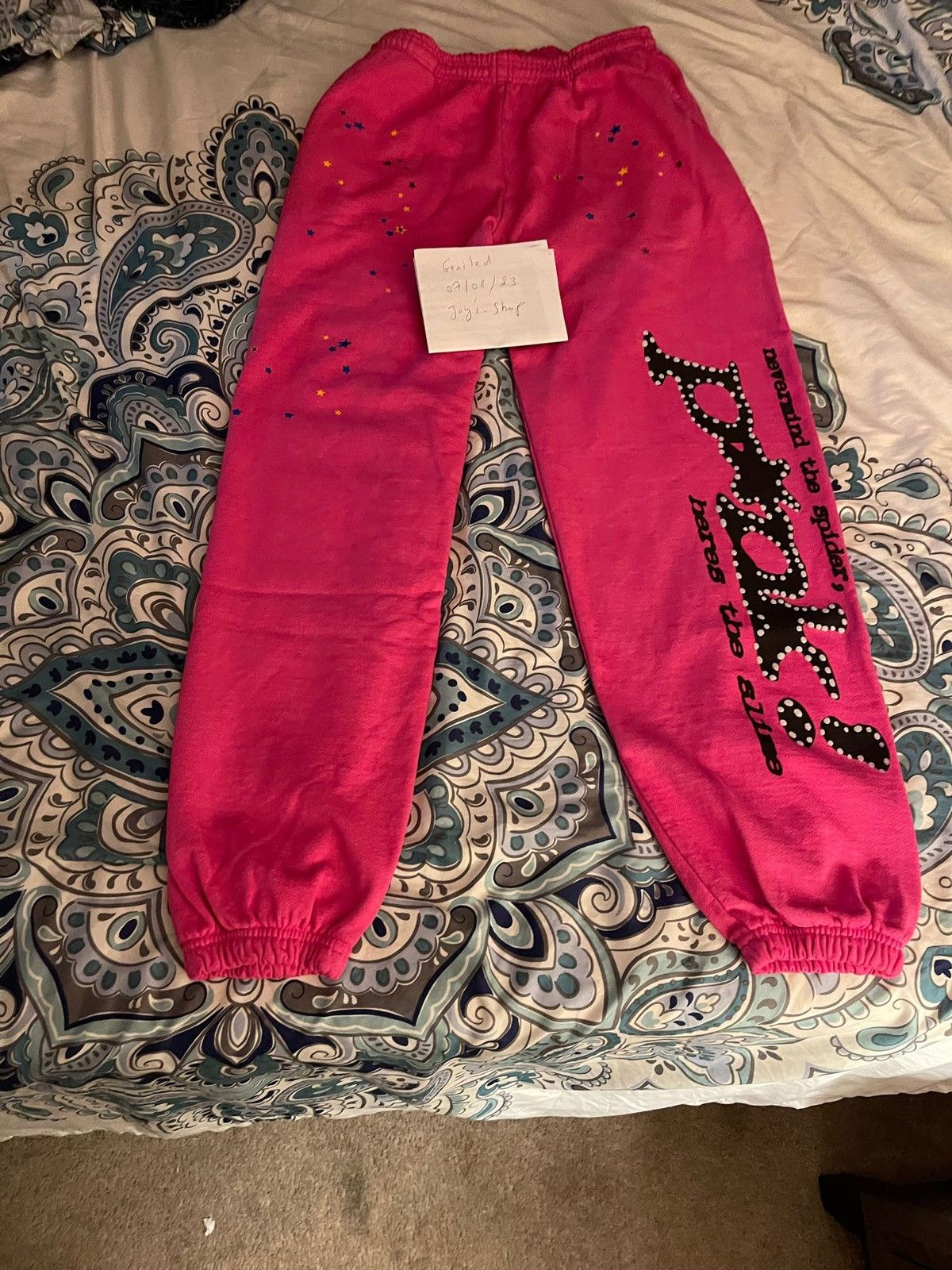 Spider Worldwide × Young Thug Sp5der pink sweatpants size large | Grailed