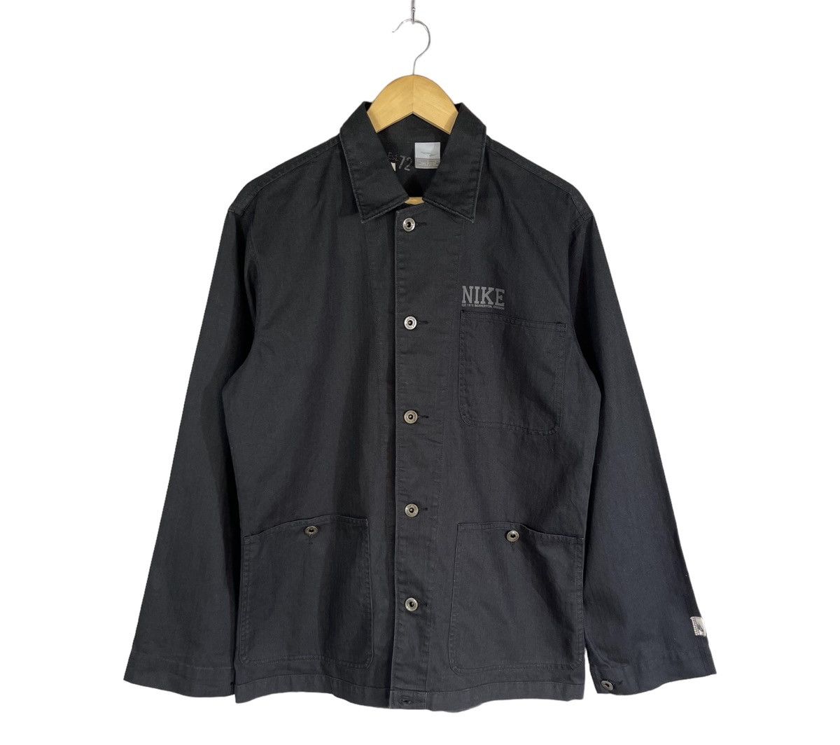 Nike Rare! Vintage Nike Est. 1972 Herringbone Chore Jacket | Grailed