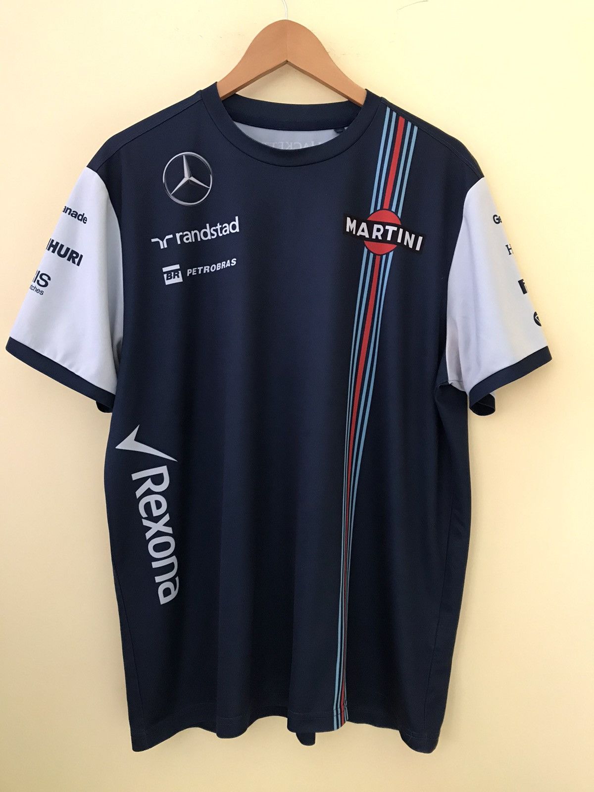 Hackett Hackett Williams Martini Racing F1 Formula One team jersey ...