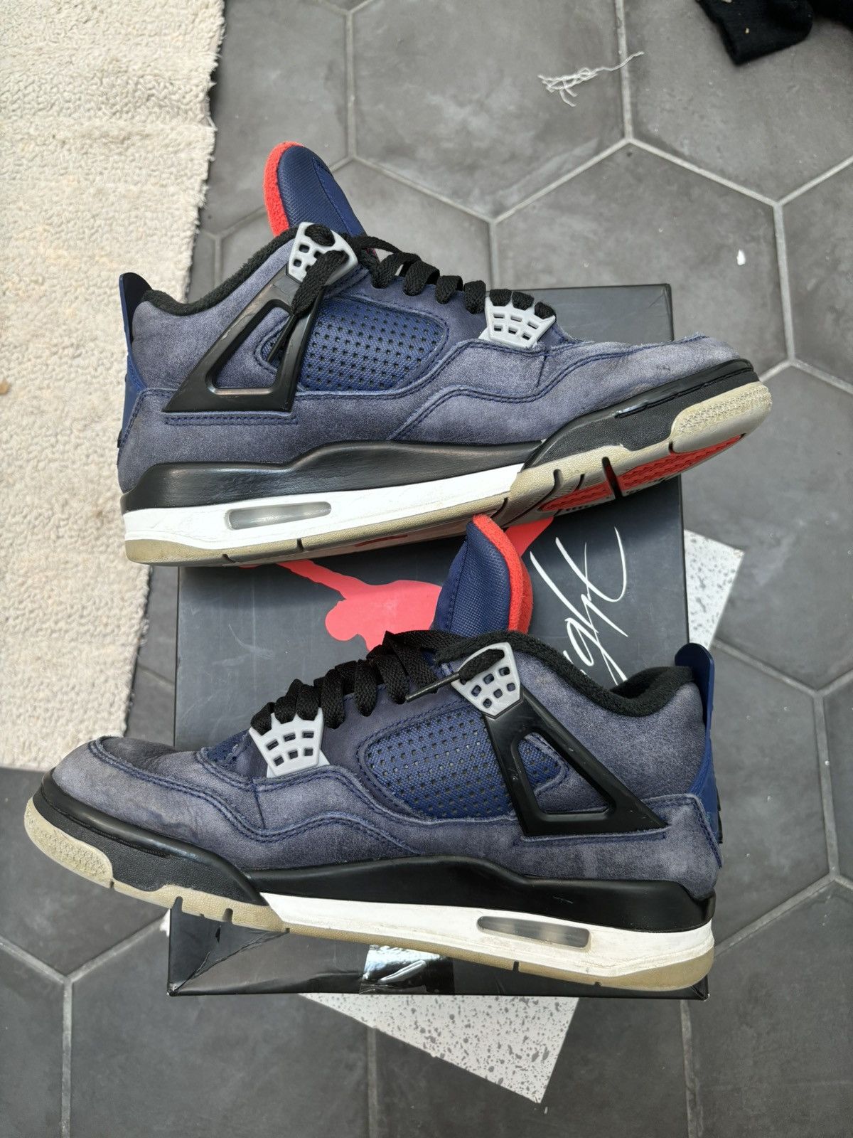 Nike Air Jordan 4 retro winter loyal blue | Grailed