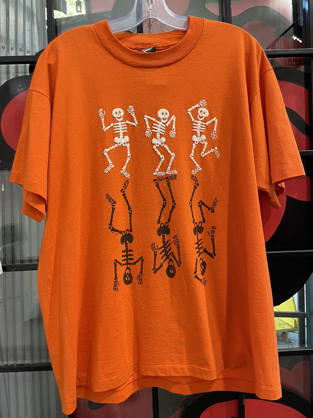 Vintage Spooky Skeleton Dance 90s Fashion Victim Dead Graphic Tee Grailed