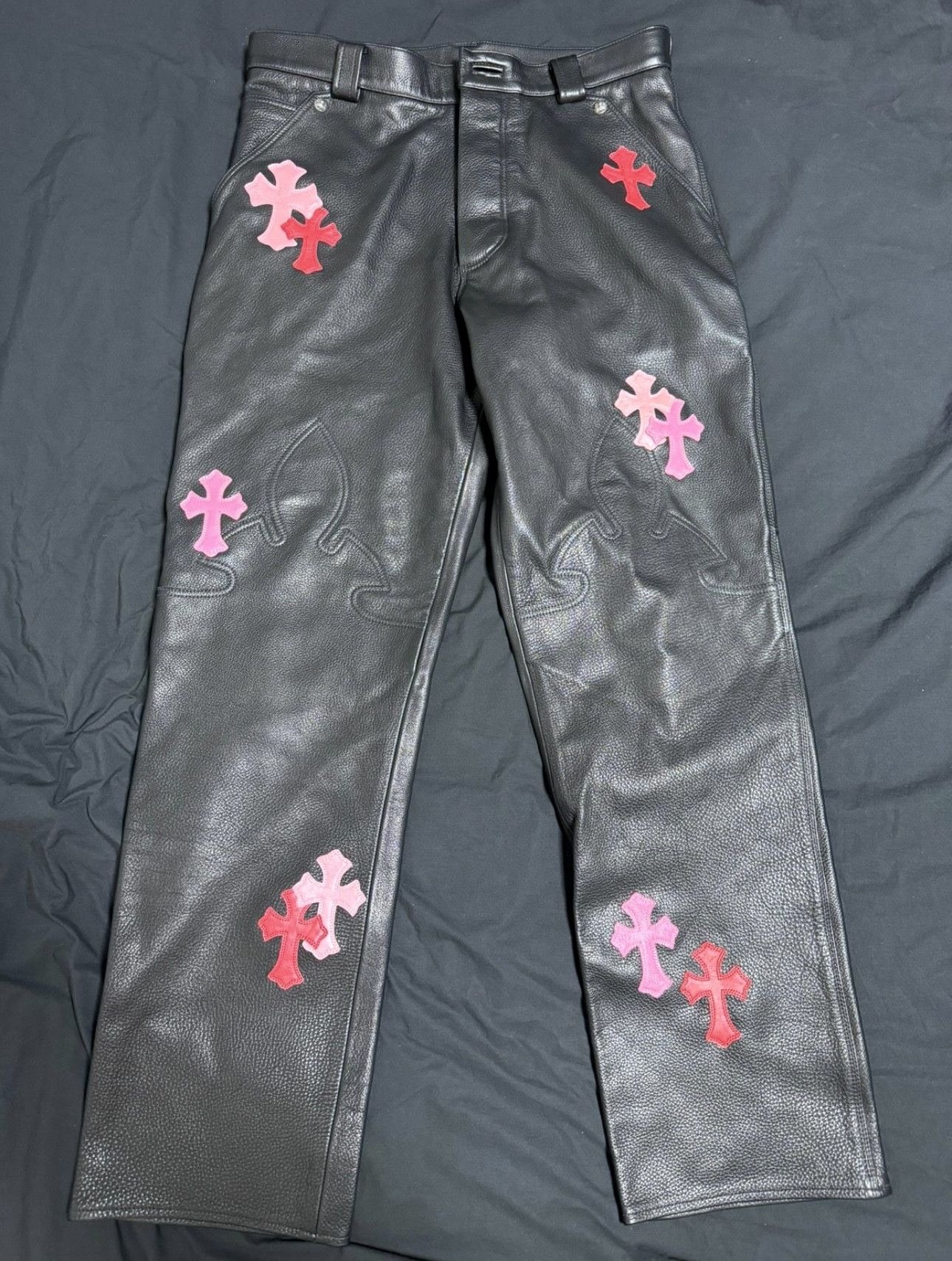 Chrome Hearts Chrome Hearts Leather pants | Grailed